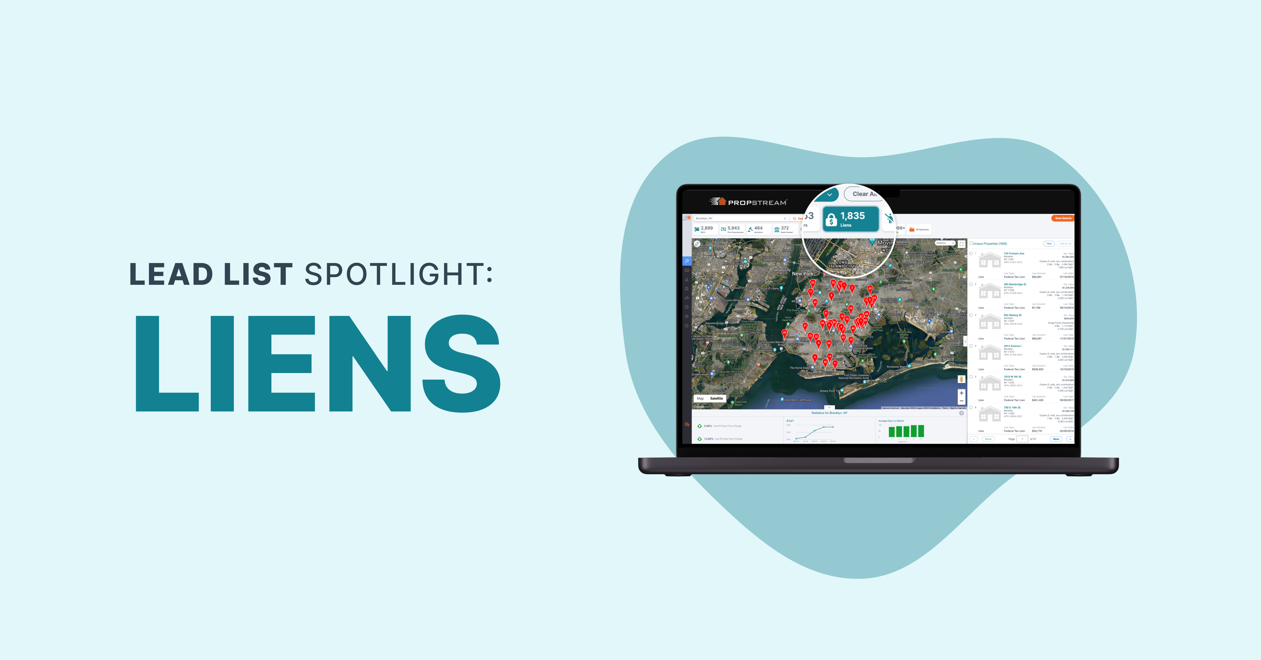 How to Conduct a Property Lien Search with PropStream’s Lead List